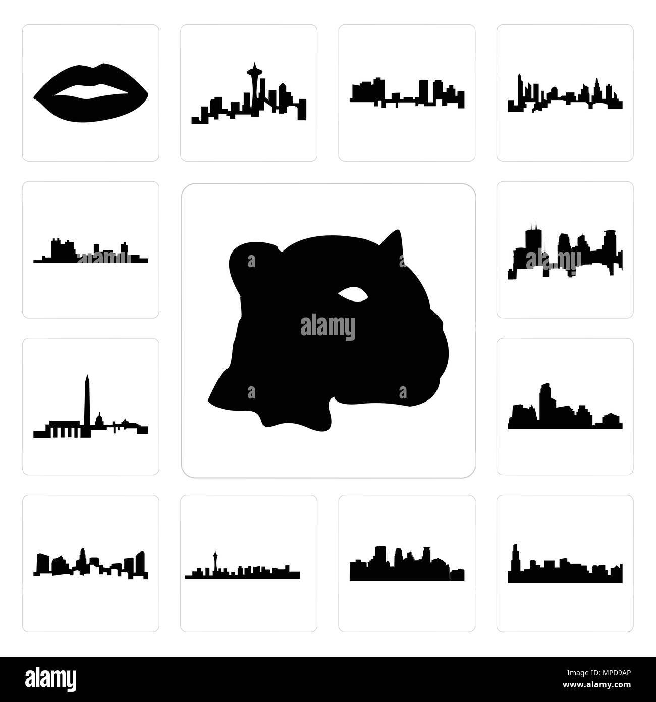 Jaguar symbols Stock Vector Images - Alamy
