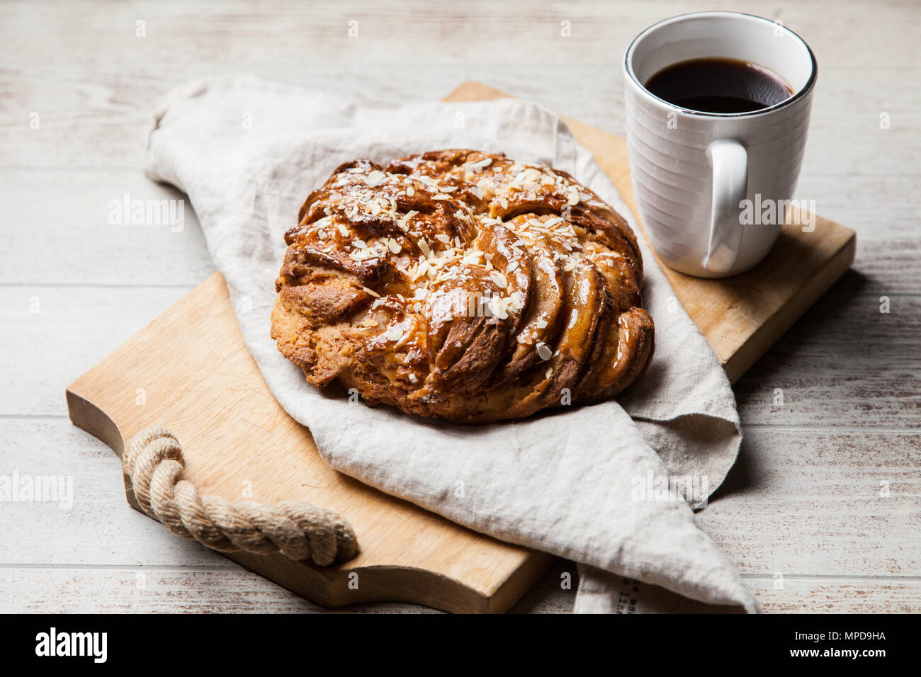 Sweet maple syrup bread Stock Photo - Alamy