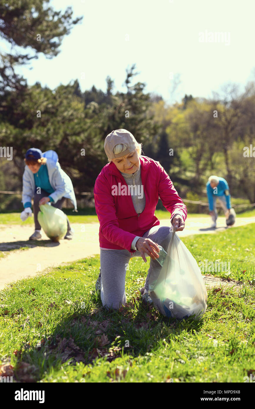 Gathering litter hi-res stock photography and images - Alamy