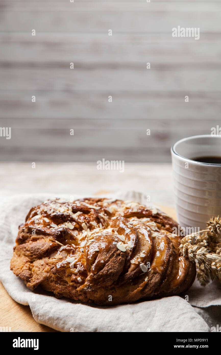Sweet maple syrup bread Stock Photo - Alamy