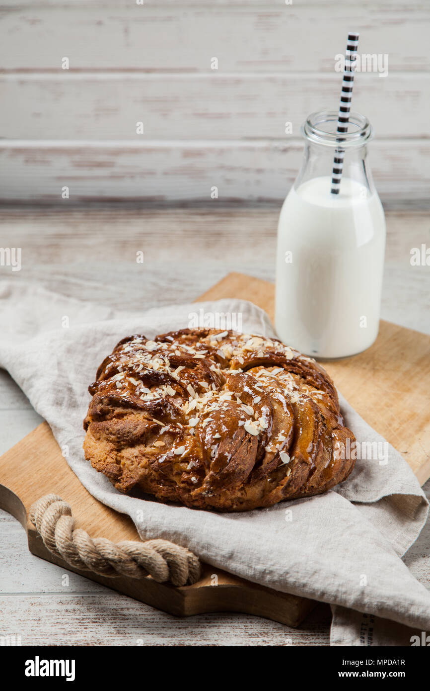 Sweet maple syrup bread Stock Photo - Alamy