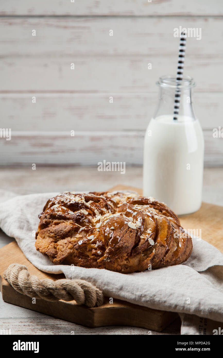 Sweet maple syrup bread Stock Photo - Alamy