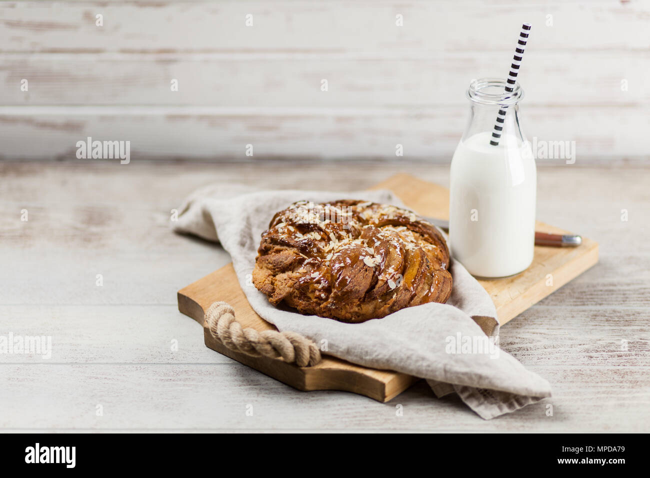 Sweet maple syrup bread Stock Photo - Alamy