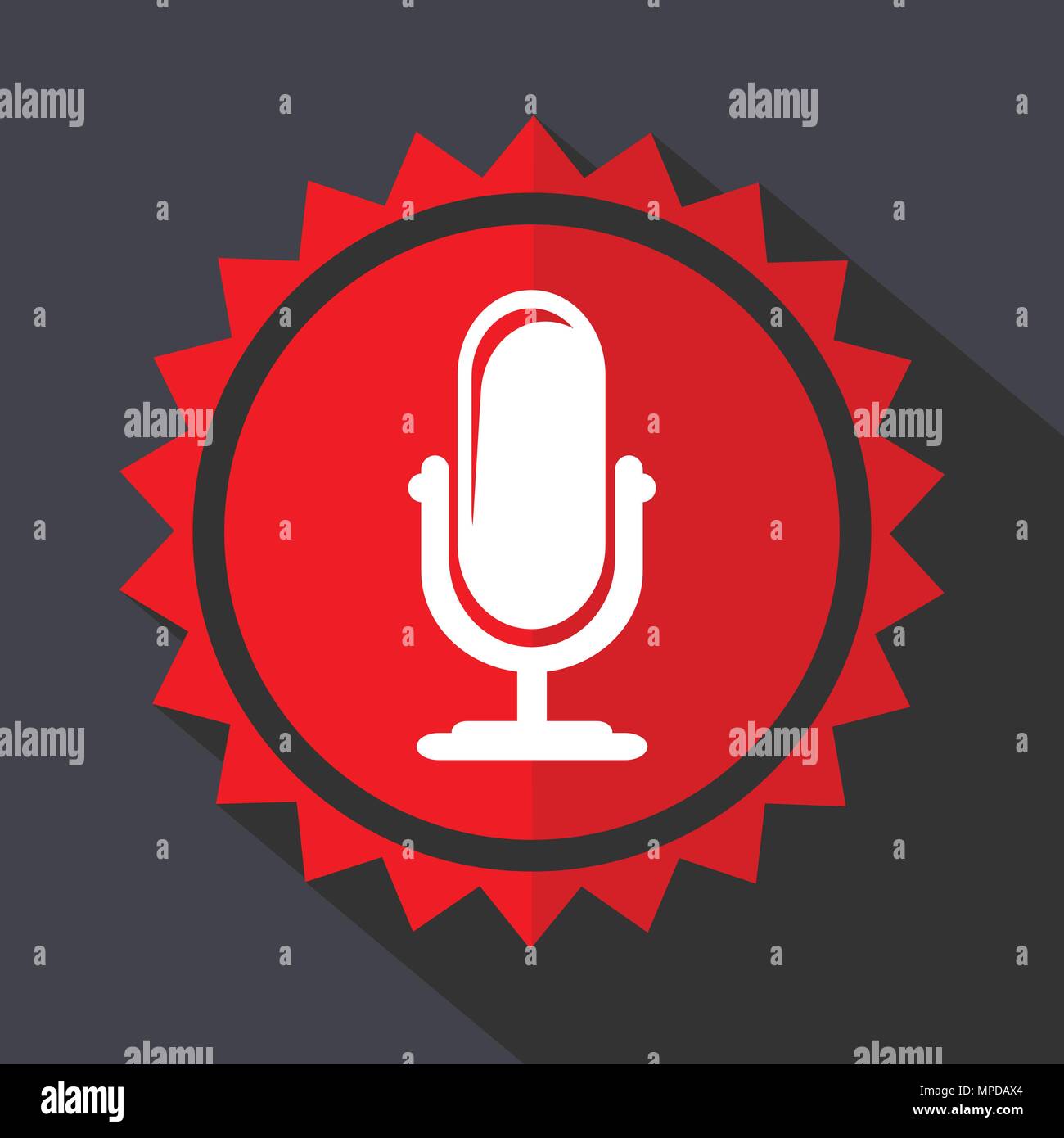 Your voice sticker Stock Vector Images - Alamy