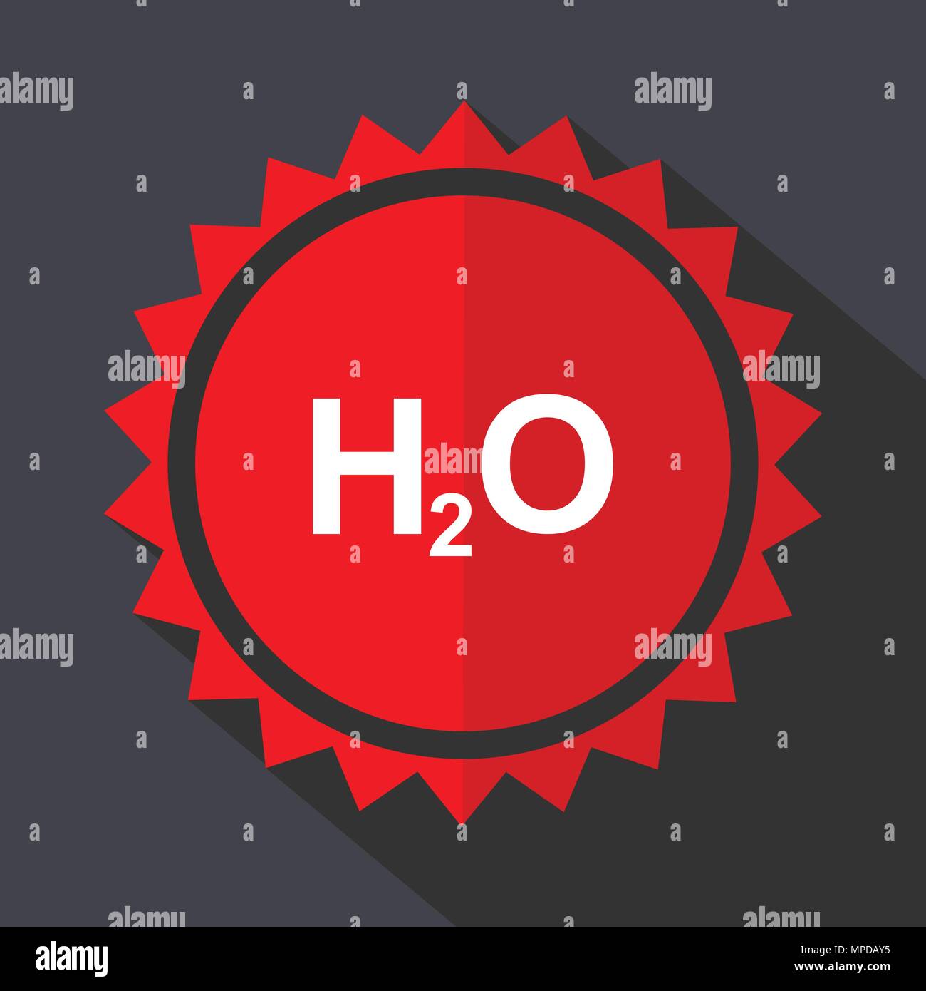 H2o icon vector vectors hi-res stock photography and images - Alamy