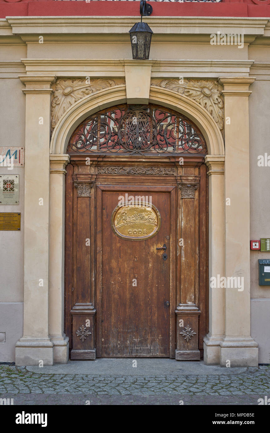 Wroclaw historical baroque door Stock Photo - Alamy