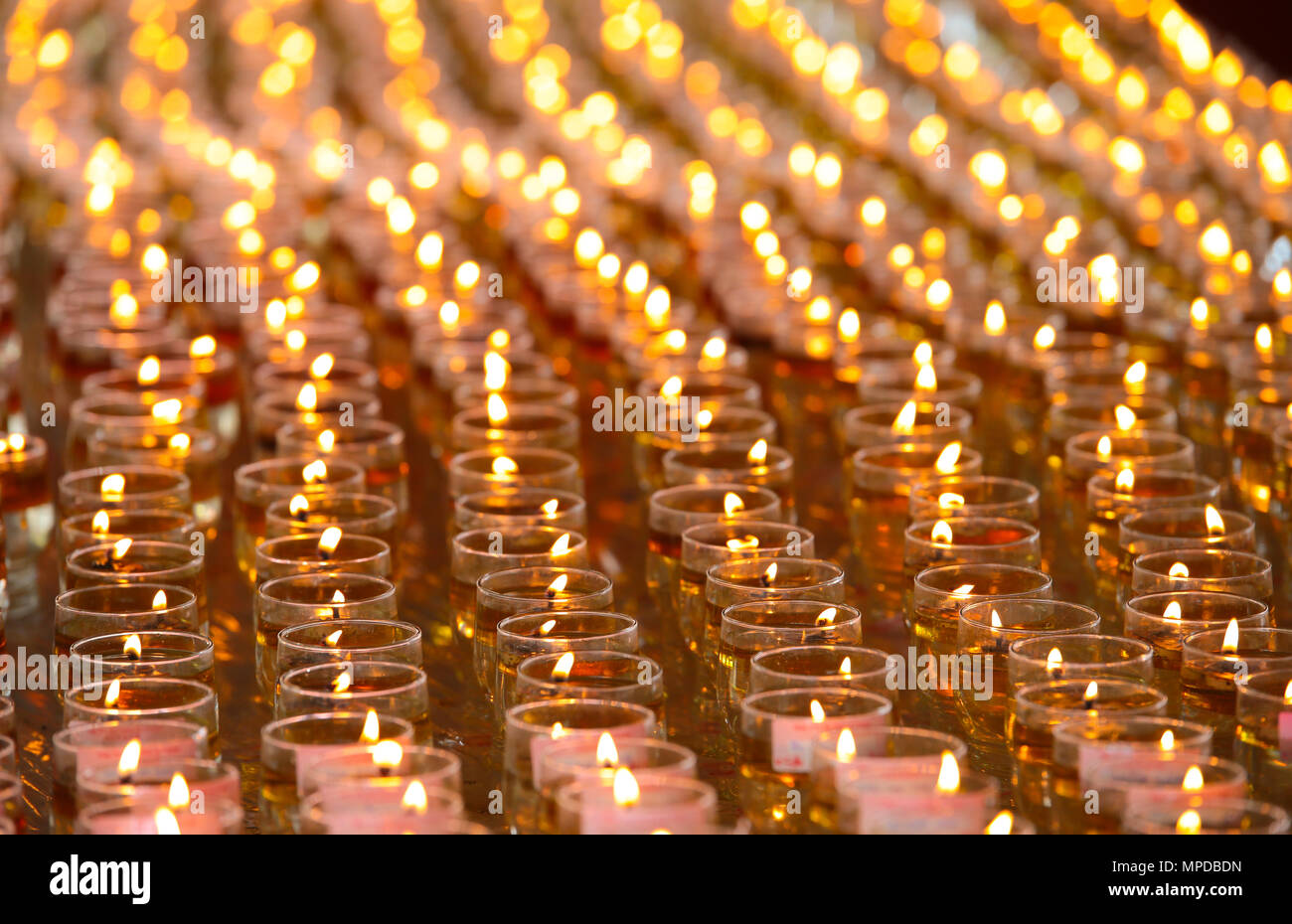 Devotee offering oil lamp hi-res stock photography and images - Alamy