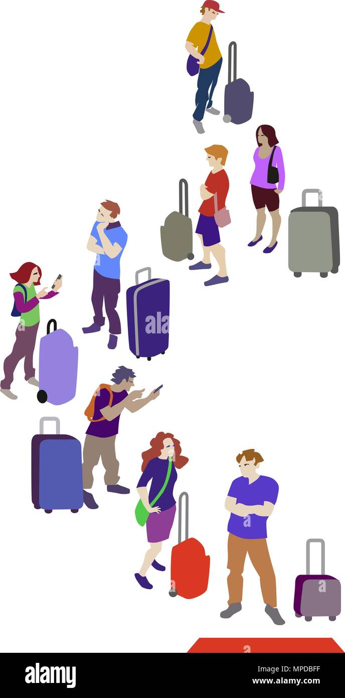 Waiting Transit Stock Vector Images - Alamy