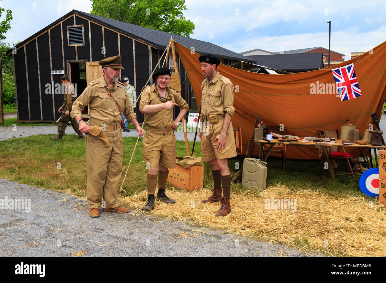 British reenactor world war hi-res stock photography and images - Alamy