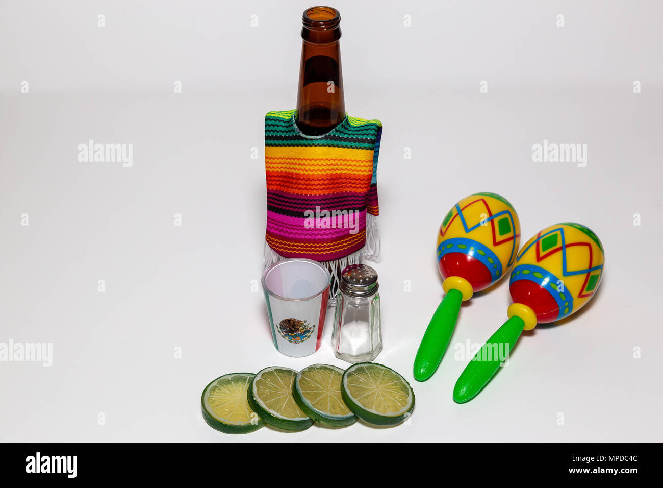 Beer having a Mexican fiesta Stock Photo - Alamy