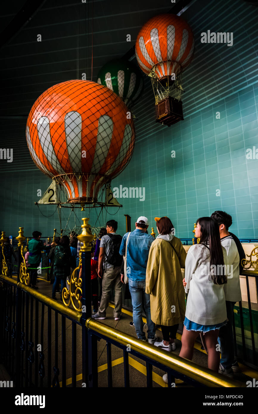 Seoul, South Korea - April 6, 2018: Aerial View of Lotte World ...