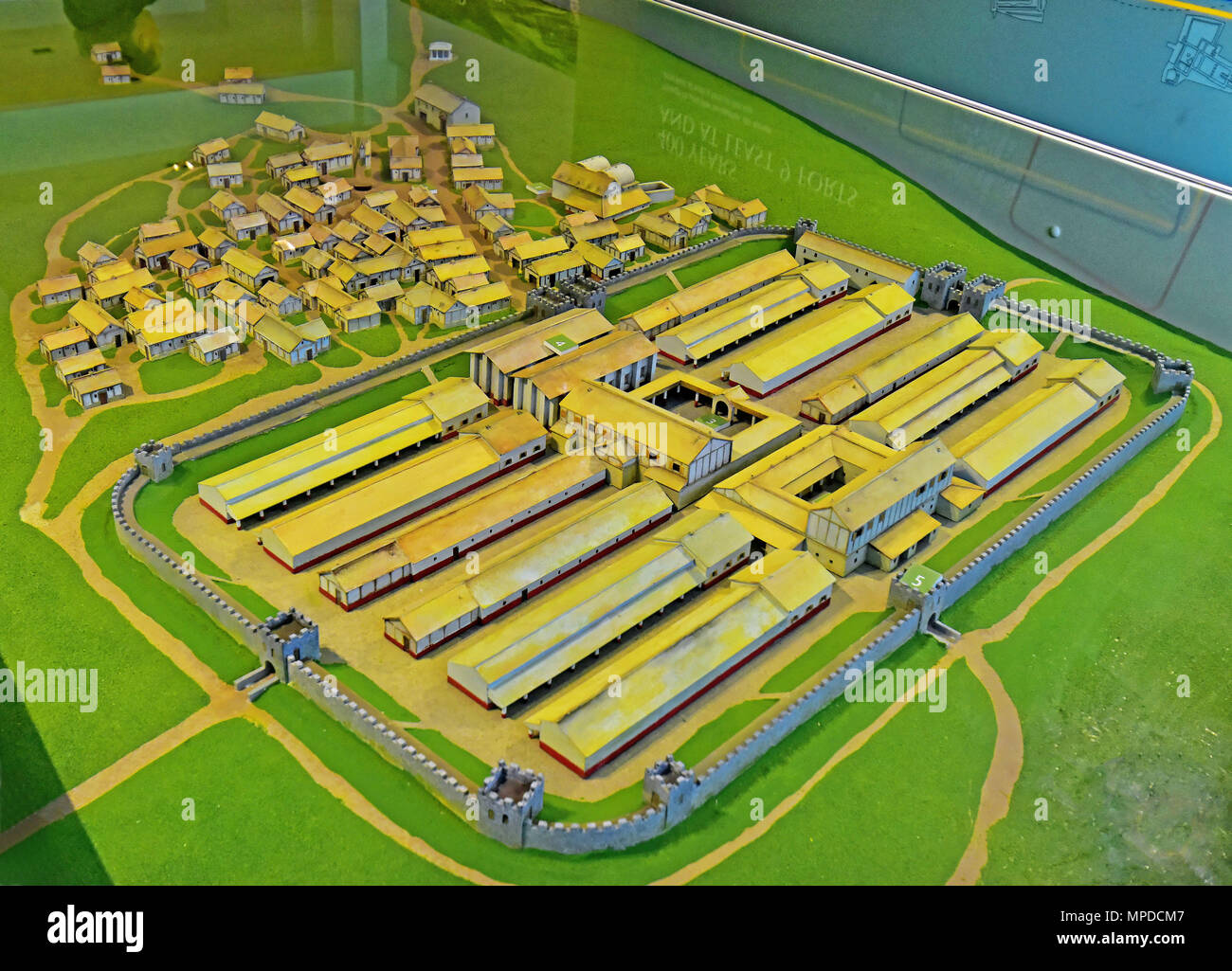 Vindolanda Fort and Museum Northumberland model of the fort and village ...