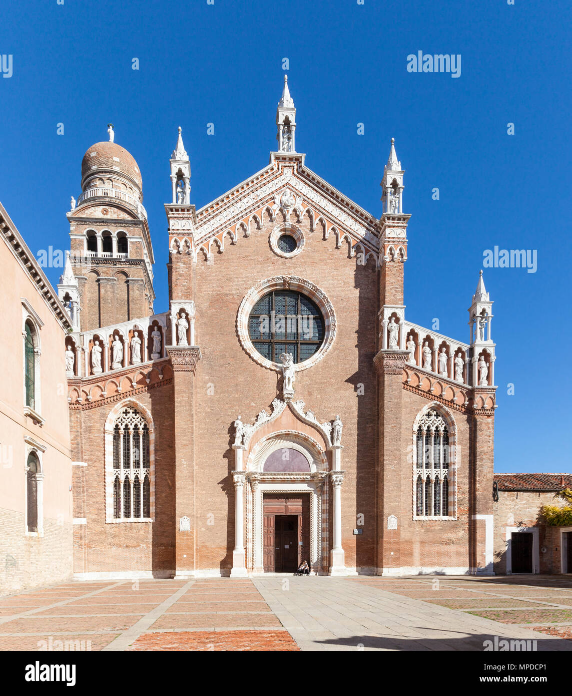 Madonna dell'Orto church, Cannaregio, Venice, Veneto, Italy with the ...