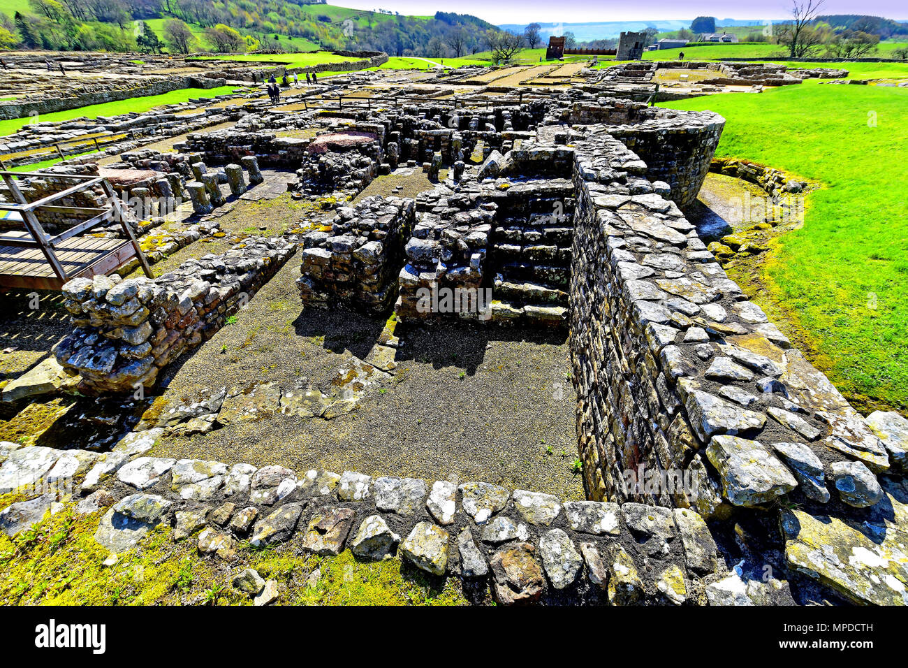 Vindolanda Roman Fort and Museum Northumberland baths and living area ...