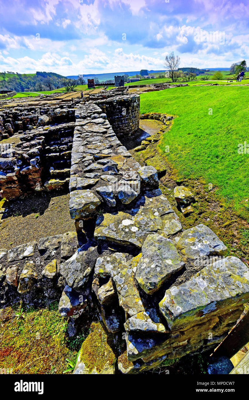 Vindolanda Roman Fort and Museum Northumberland baths and living area ...