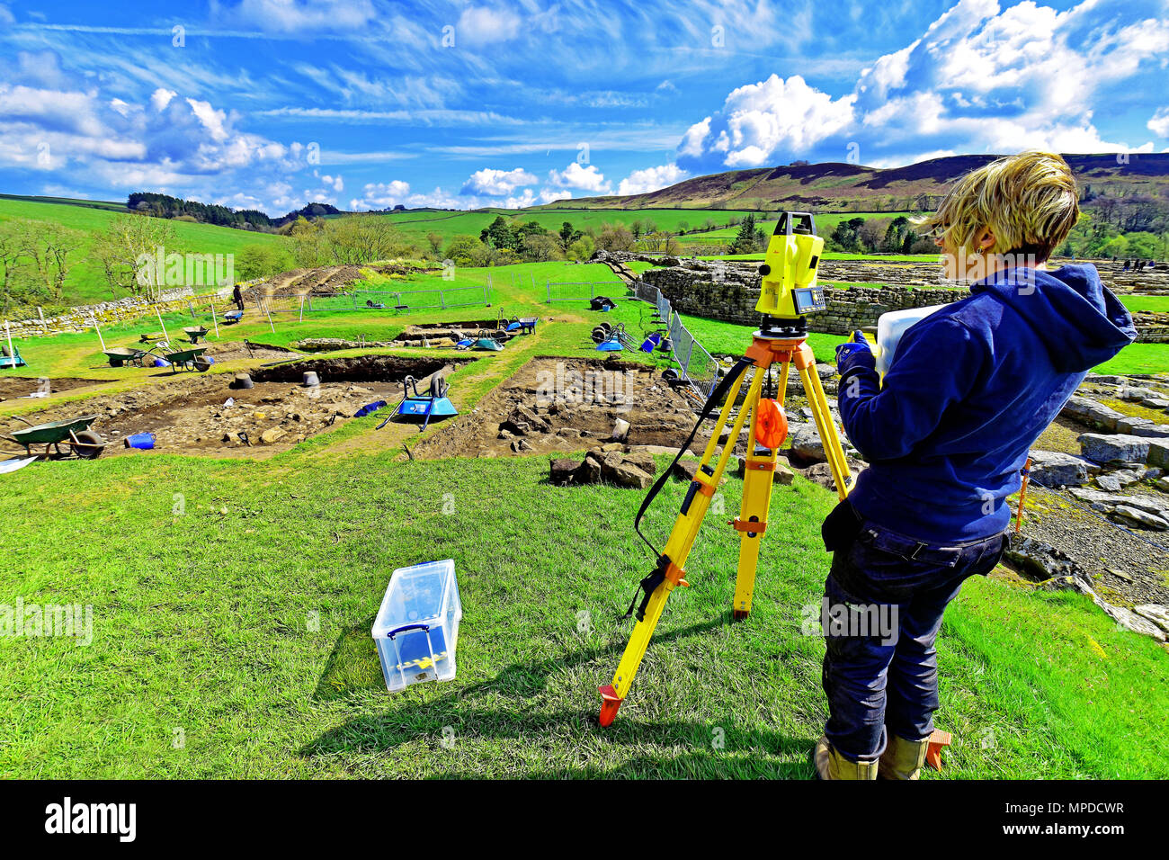 Vindolanda Roman Fort and Museum Northumberland Archaeologist at the ...