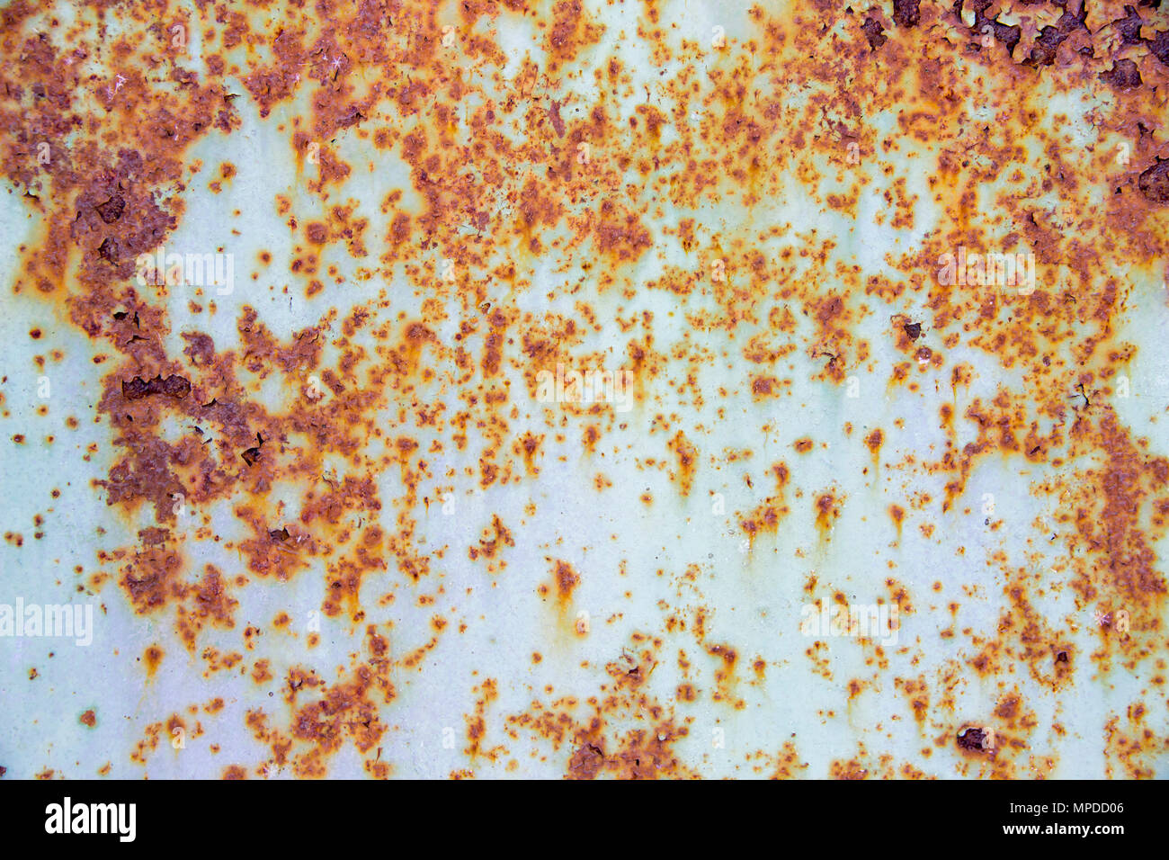 Rusty surface with paint peeling close-up Stock Photo - Alamy