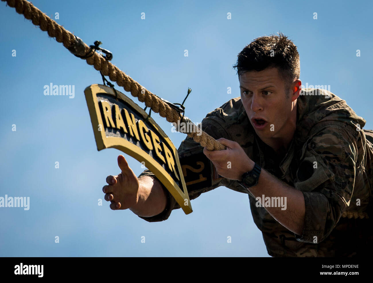 U.S. Army 1st Lt. Benjamin Jebb, a 7th Infantry Division Ranger ...