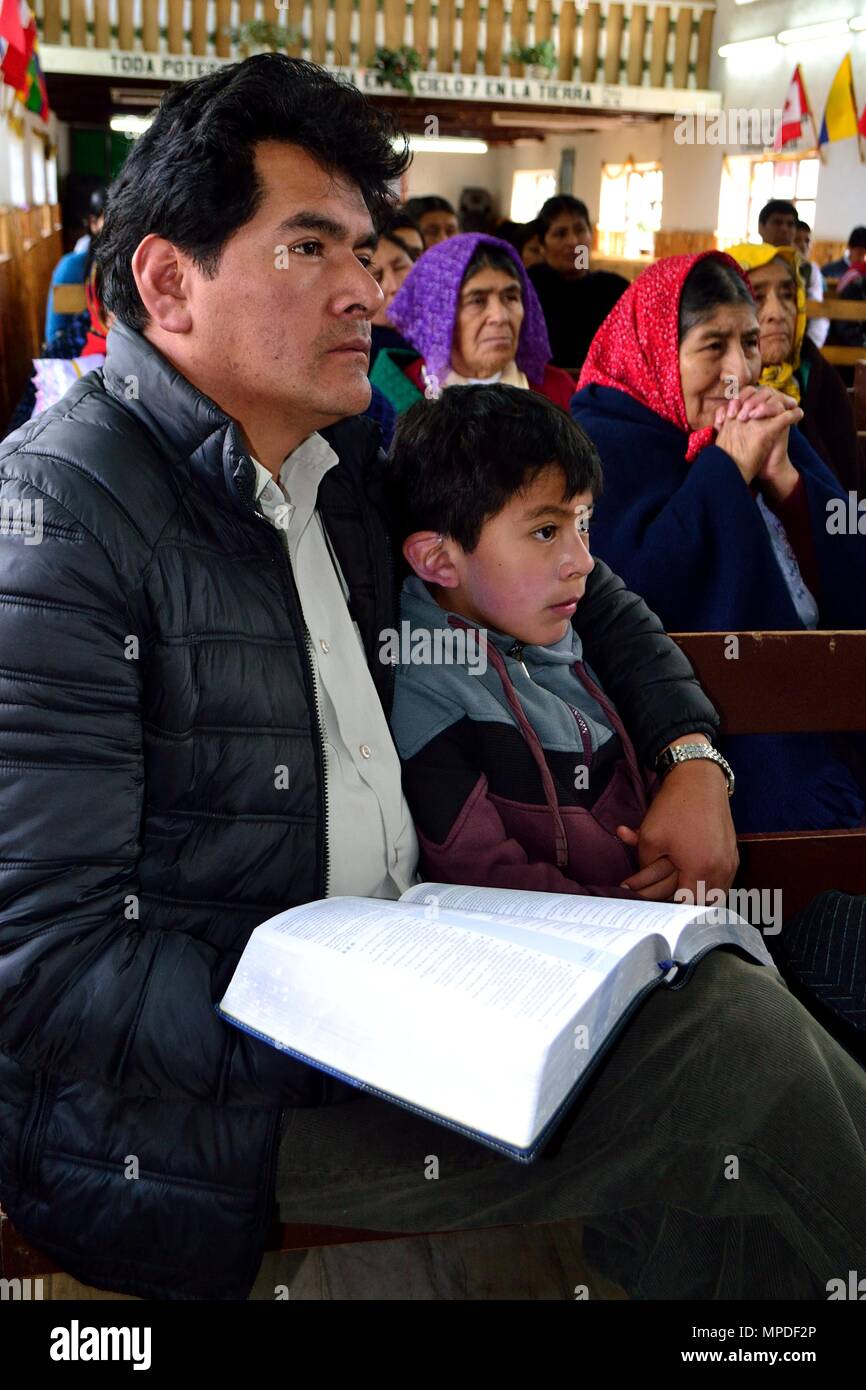 Father and son reading bible hi-res stock photography and images - Alamy