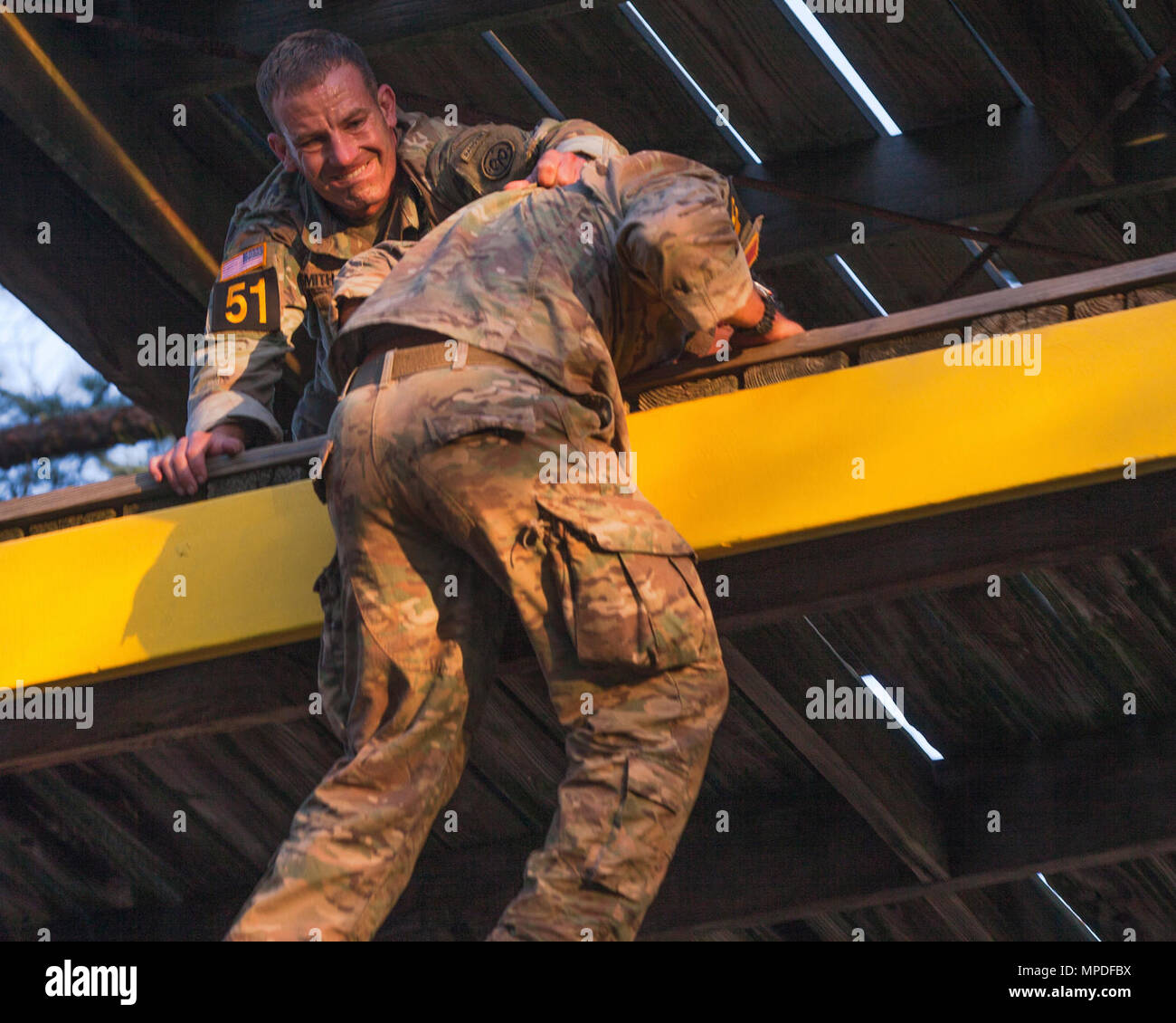 U.S. Army Rangers Sgt. 1st Class Jesse Vork and Sgt. 1st Class Sean ...