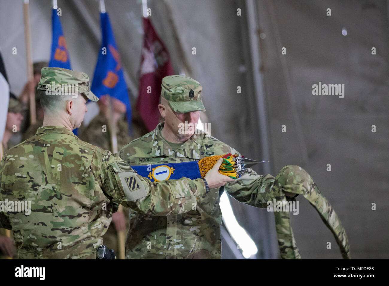 U.S. Army Lt. Col. Sean O'Connell, Task Force Flying Dragons commander ...