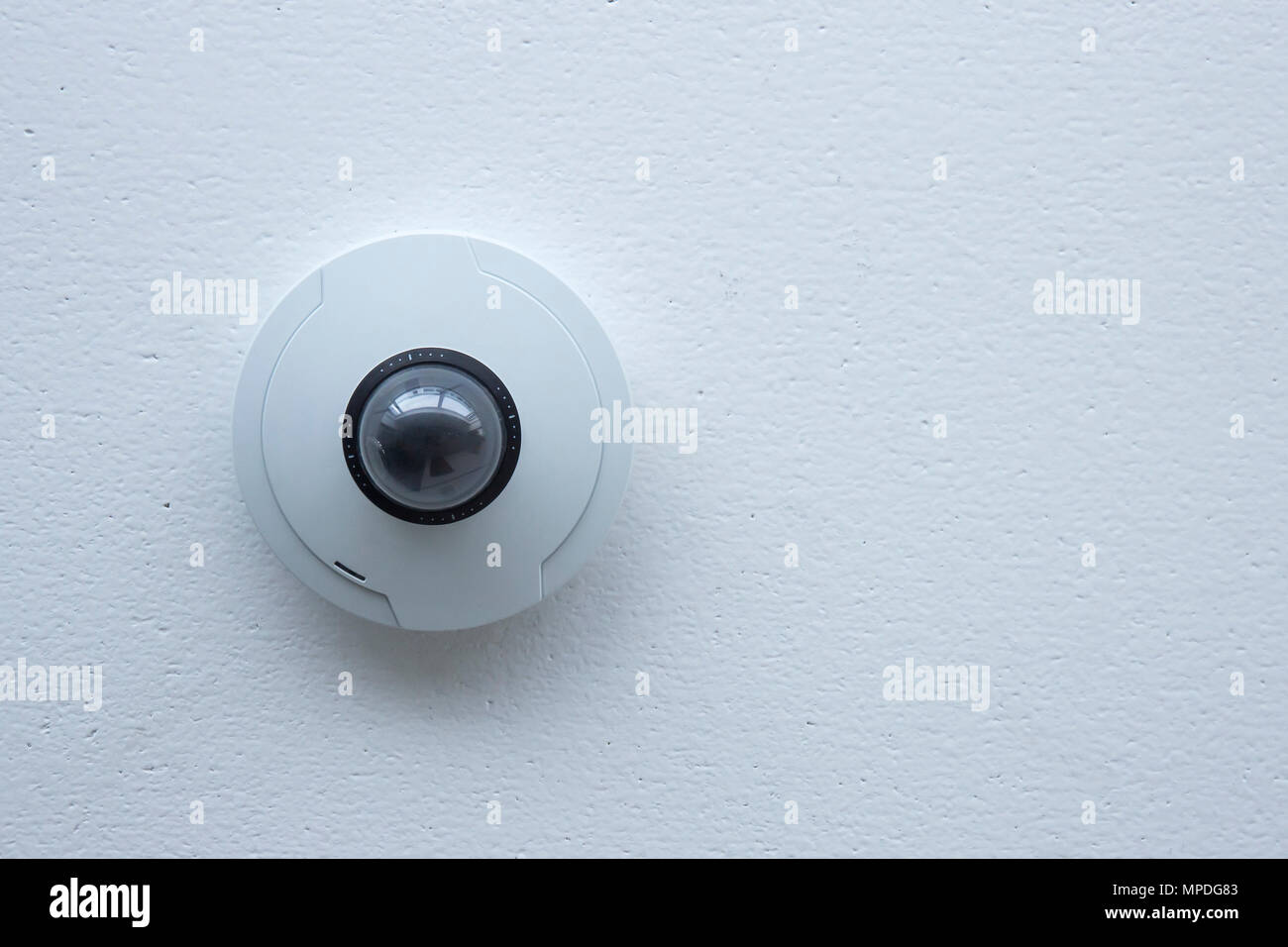 CCTV security digital camera on ceiling to monitor and protection ...