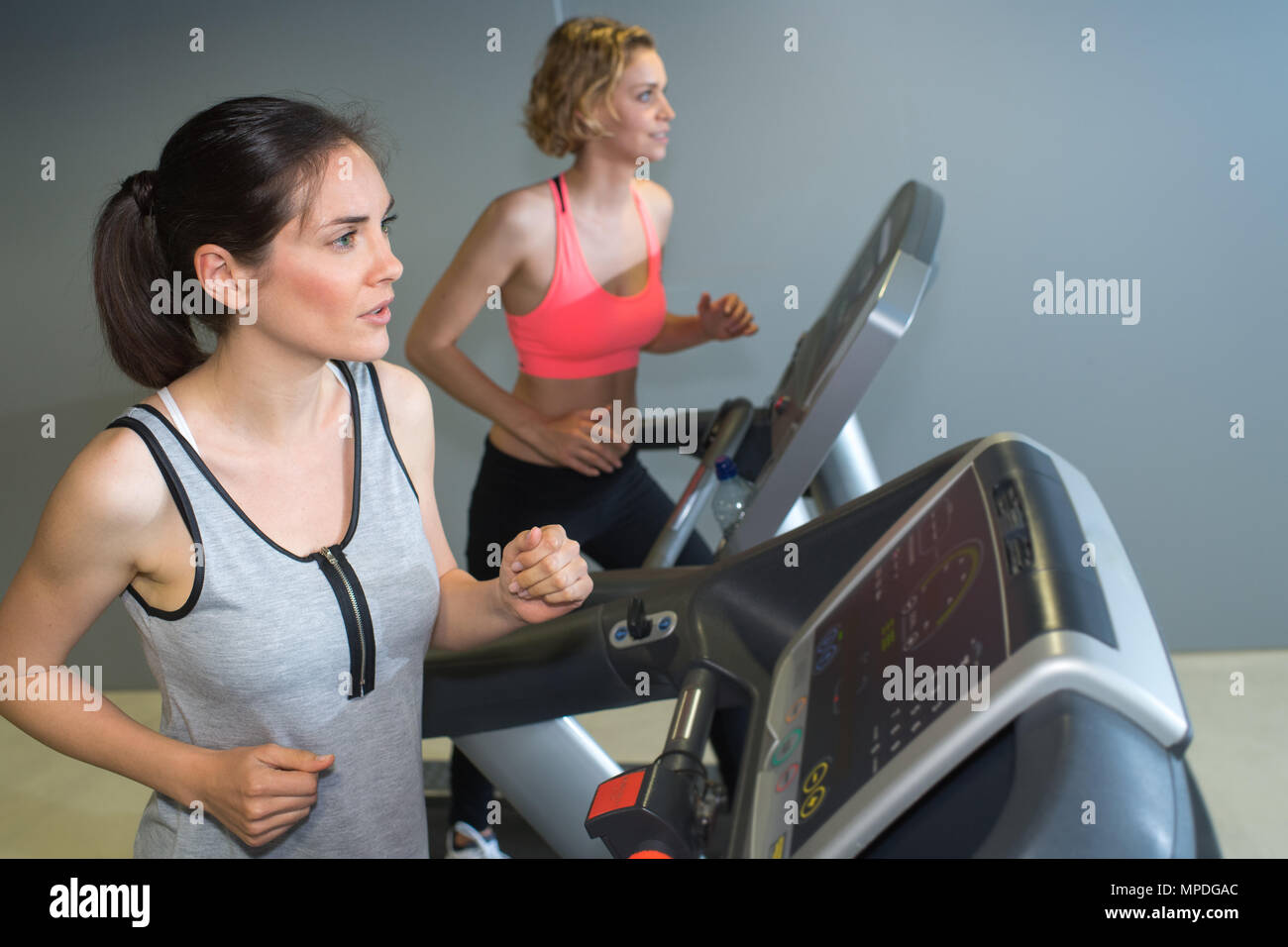 Attractive woman working cardio hi-res stock photography and images - Alamy