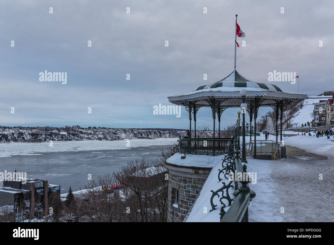 Quebec City Snow Old Town High Resolution Stock Photography and Images ...