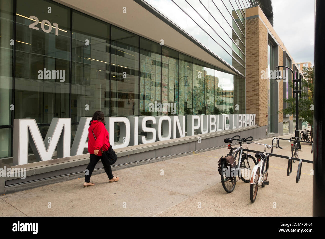 Madison Wisconsin public library Stock Photo - Alamy