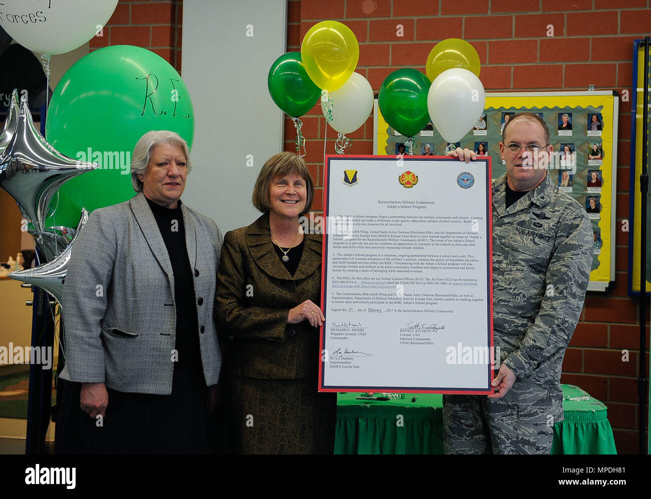 Brig. Gen. Richard G. Moore, Jr., 86th Airlift Wing commander, poses ...