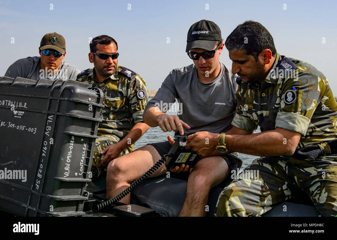 170220-N-RZ218-0185 U.S. Navy Sailors, assigned to Commander Task Group ...