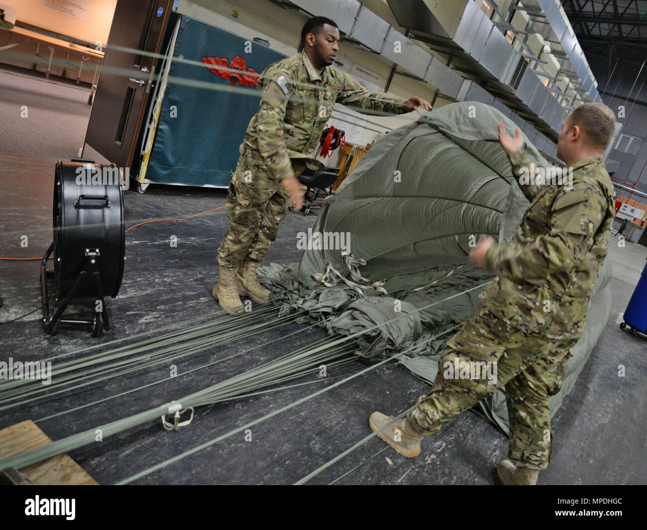 U.S. Air Force Staff Sgt. Jarryd Dooley, left, and U.S. Air Force Staff ...