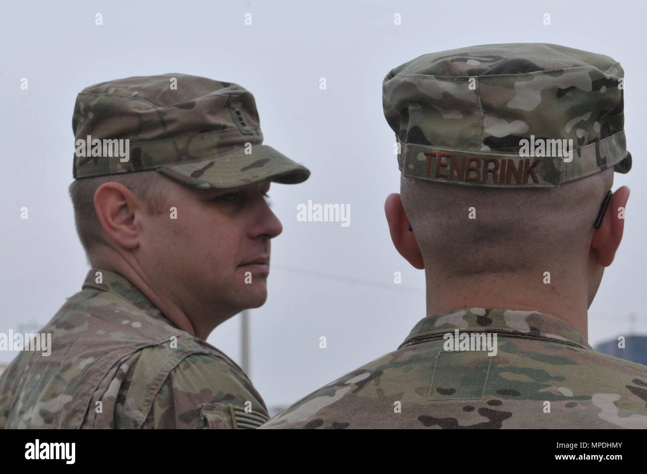 Chief Warrant Officer Carl B. TenBrink and his son, Senior Airman ...