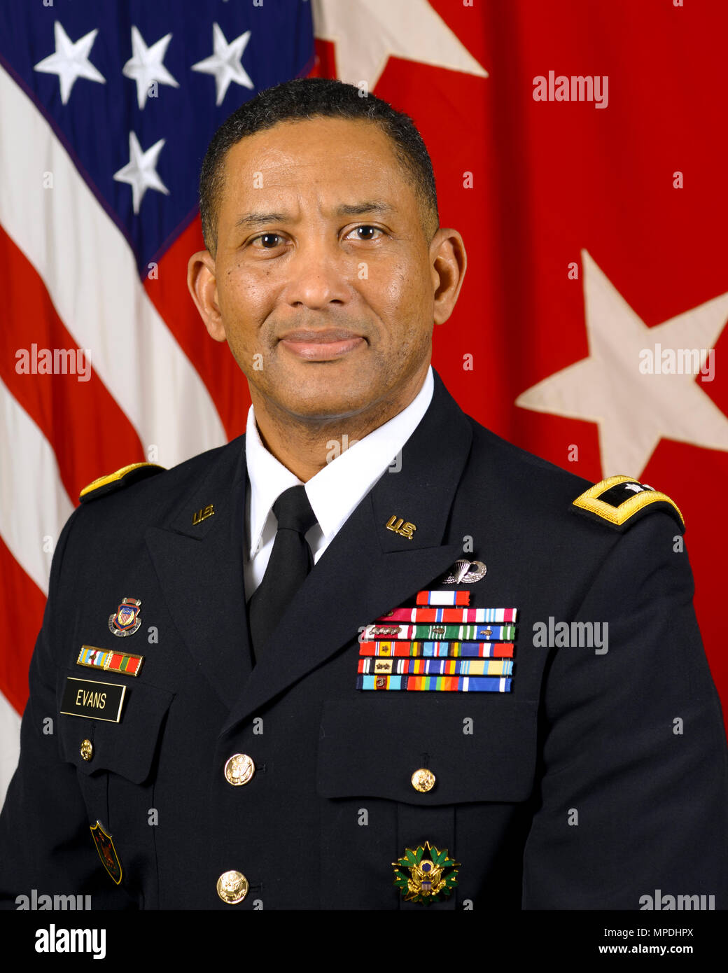 Major General Jason T. Evans, poses for his official portrait in the ...