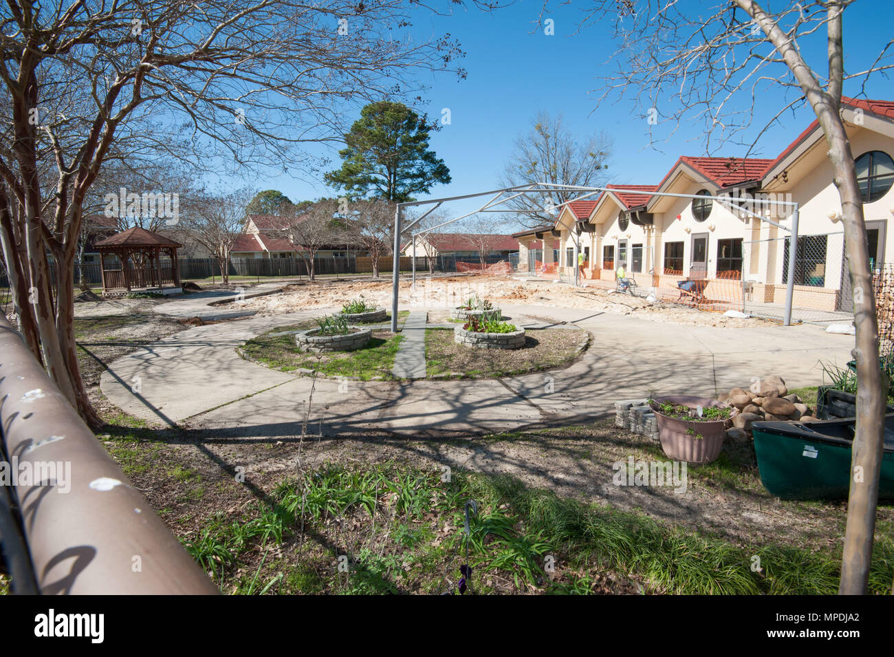 Maxwell AFB, Ala. - The playgrounds of the Child Development Center ...