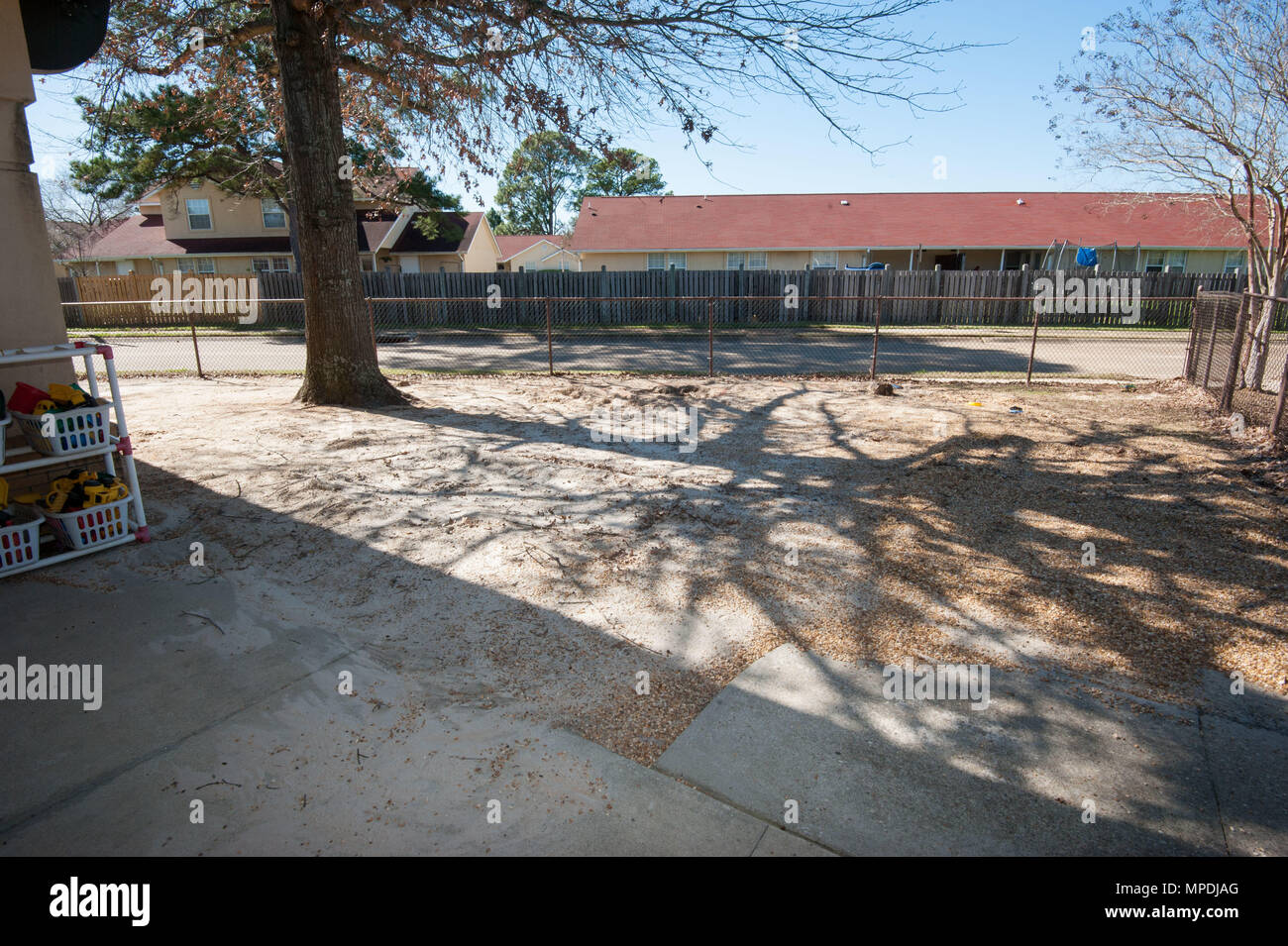 Maxwell AFB, Ala. - The playgrounds of the Child Development Center ...