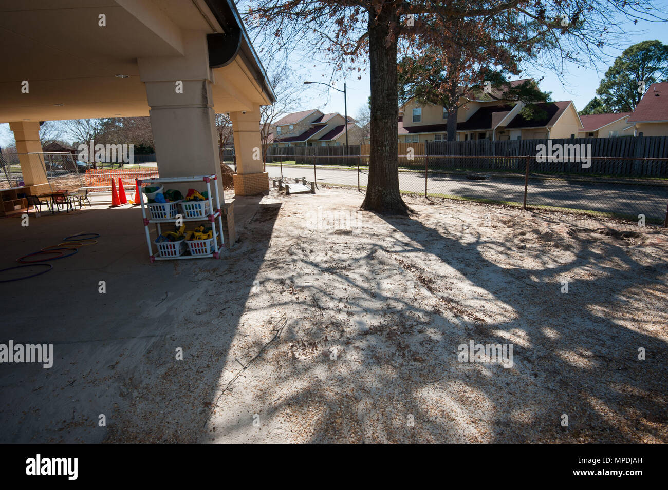 Maxwell AFB, Ala. - The playgrounds of the Child Development Center ...