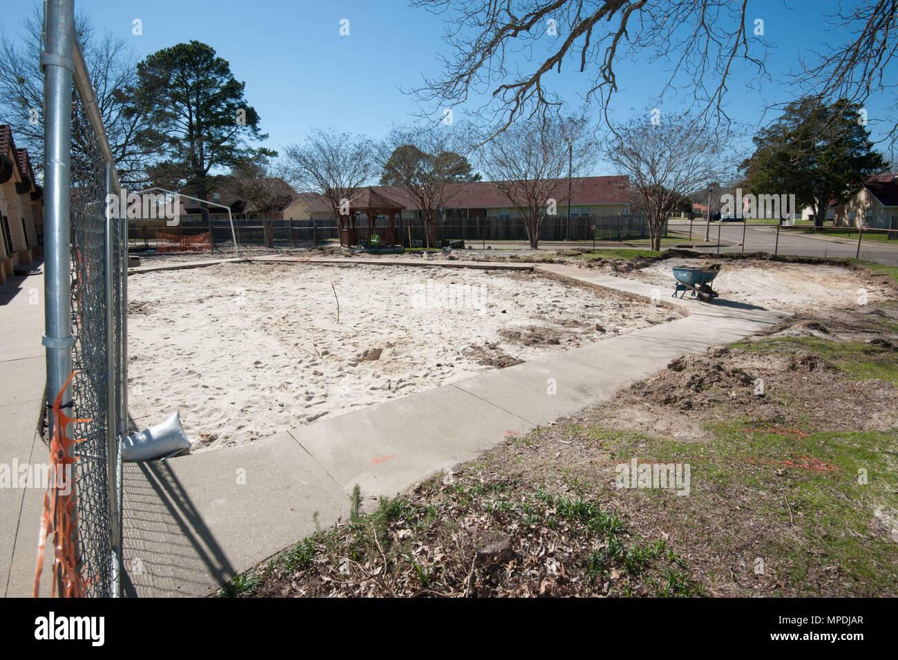 Maxwell AFB, Ala. - The playgrounds of the Child Development Center ...