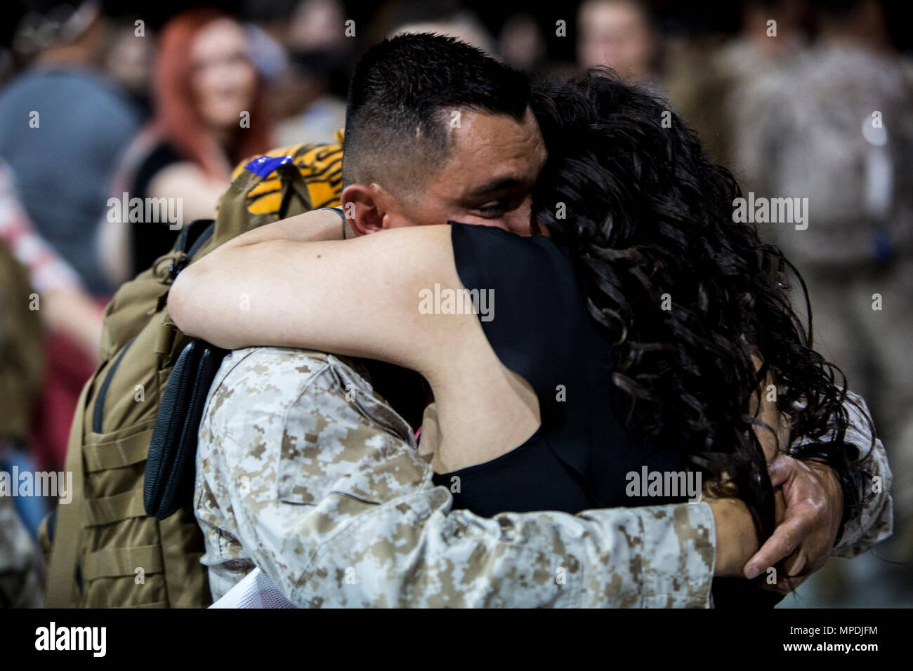 Friends and families of Marines with Marine Tactical Electronic Warfare ...