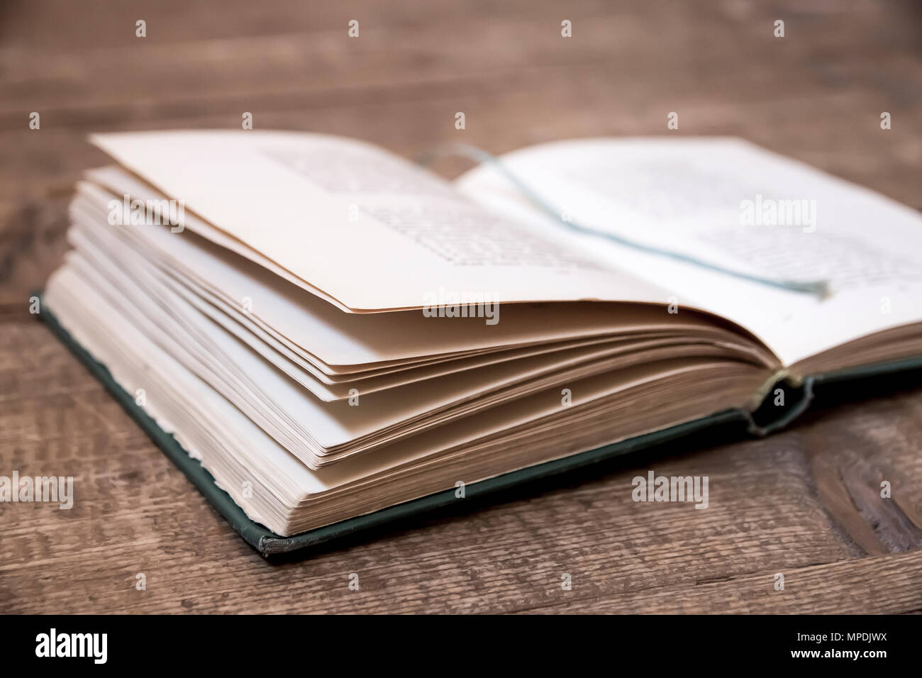 Opened old book hi-res stock photography and images - Alamy