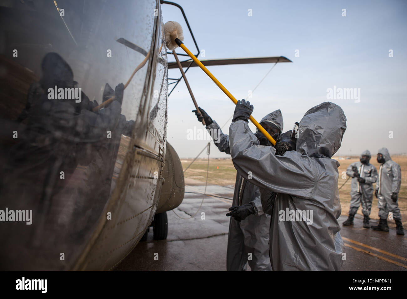 Aircraft decontamination hi-res stock photography and images - Alamy