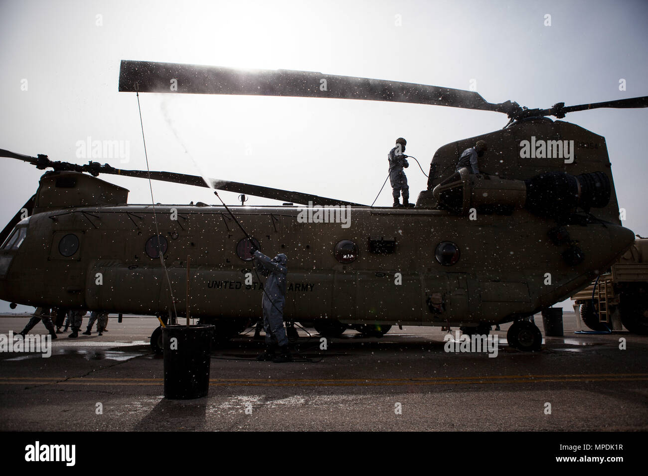 Detail aircraft decontamination training hi-res stock photography and ...