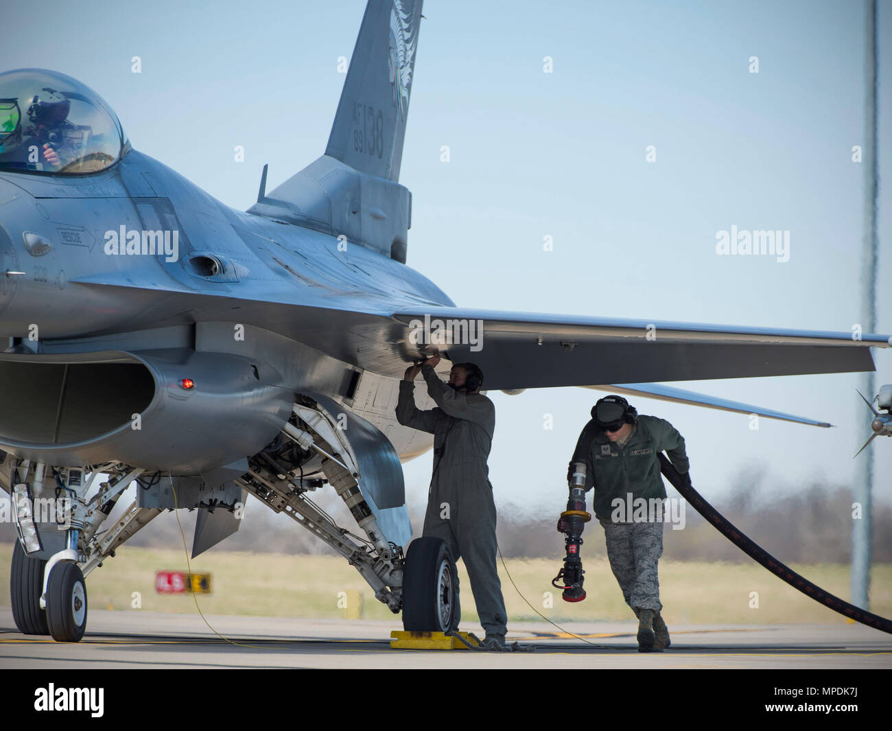 Tech Sgt Eric Jones, from the 138th Maintenance Squadron, and Staff Sgt ...