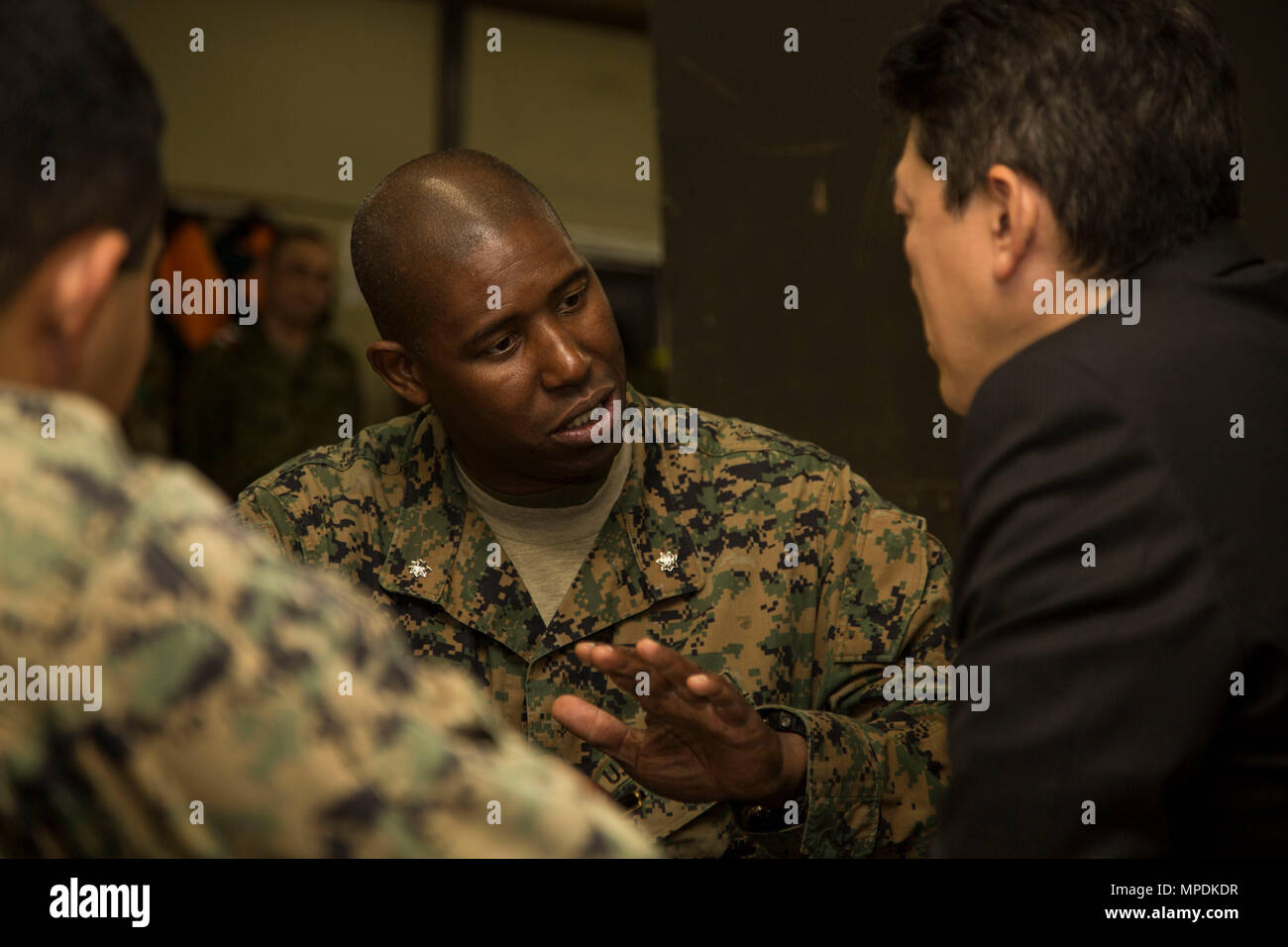 U.S. Marine Corps Lt. Col. Brian Butler, a battalion commanding officer ...