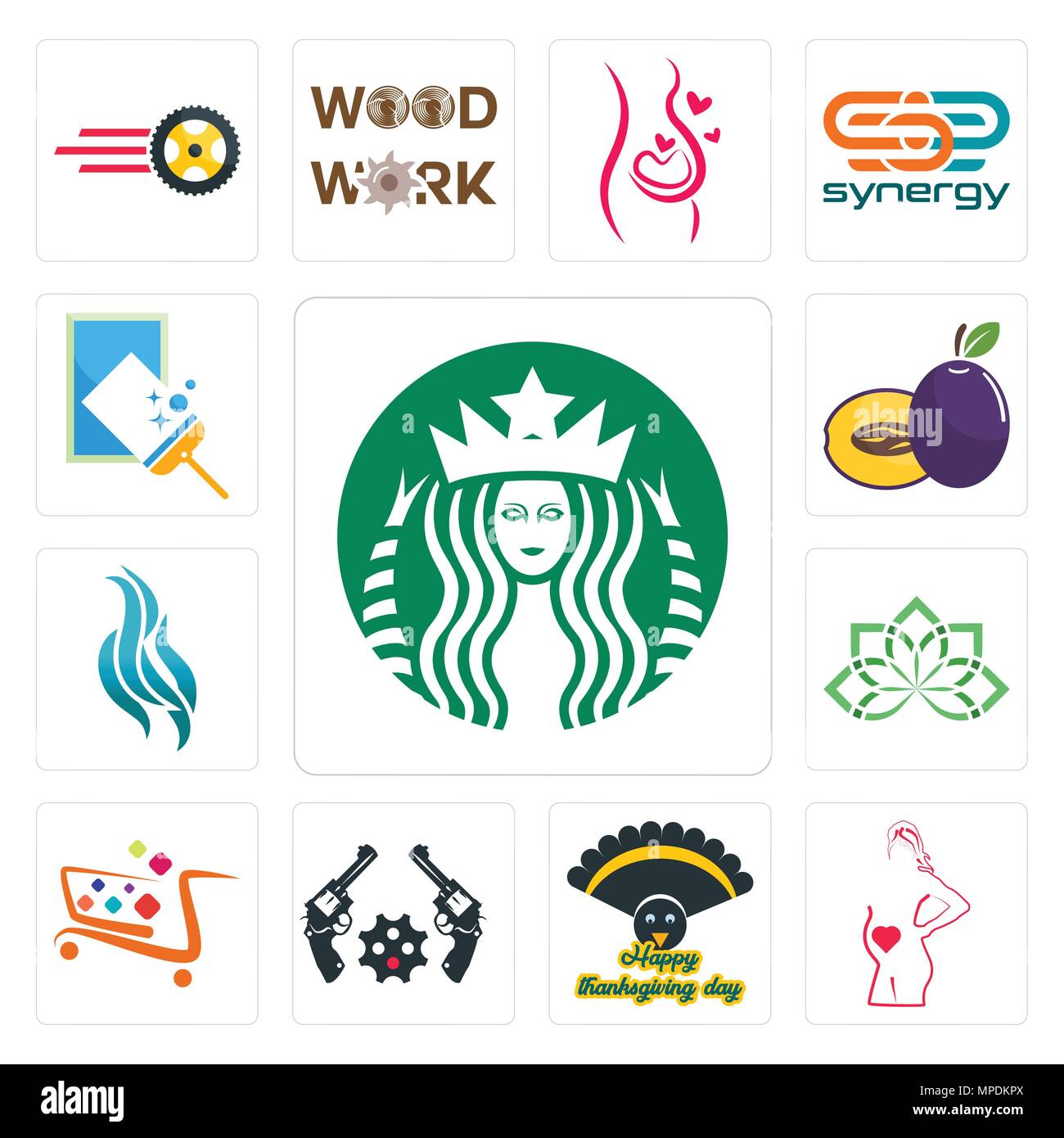 Starbucks logo Cut Out Stock Images & Pictures - Alamy