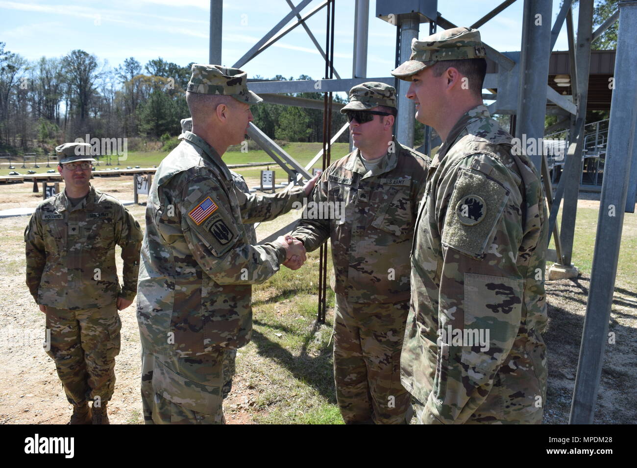 Brigadier General Joe Jarrard, Georgia’s Adjutant General presents ...