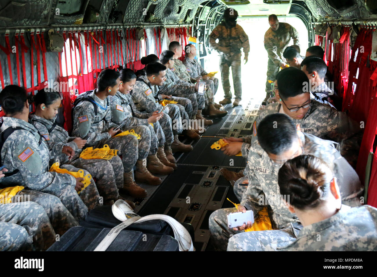 U.S. Army Hawaii National Guard 171st Aviation crew conducted an ...