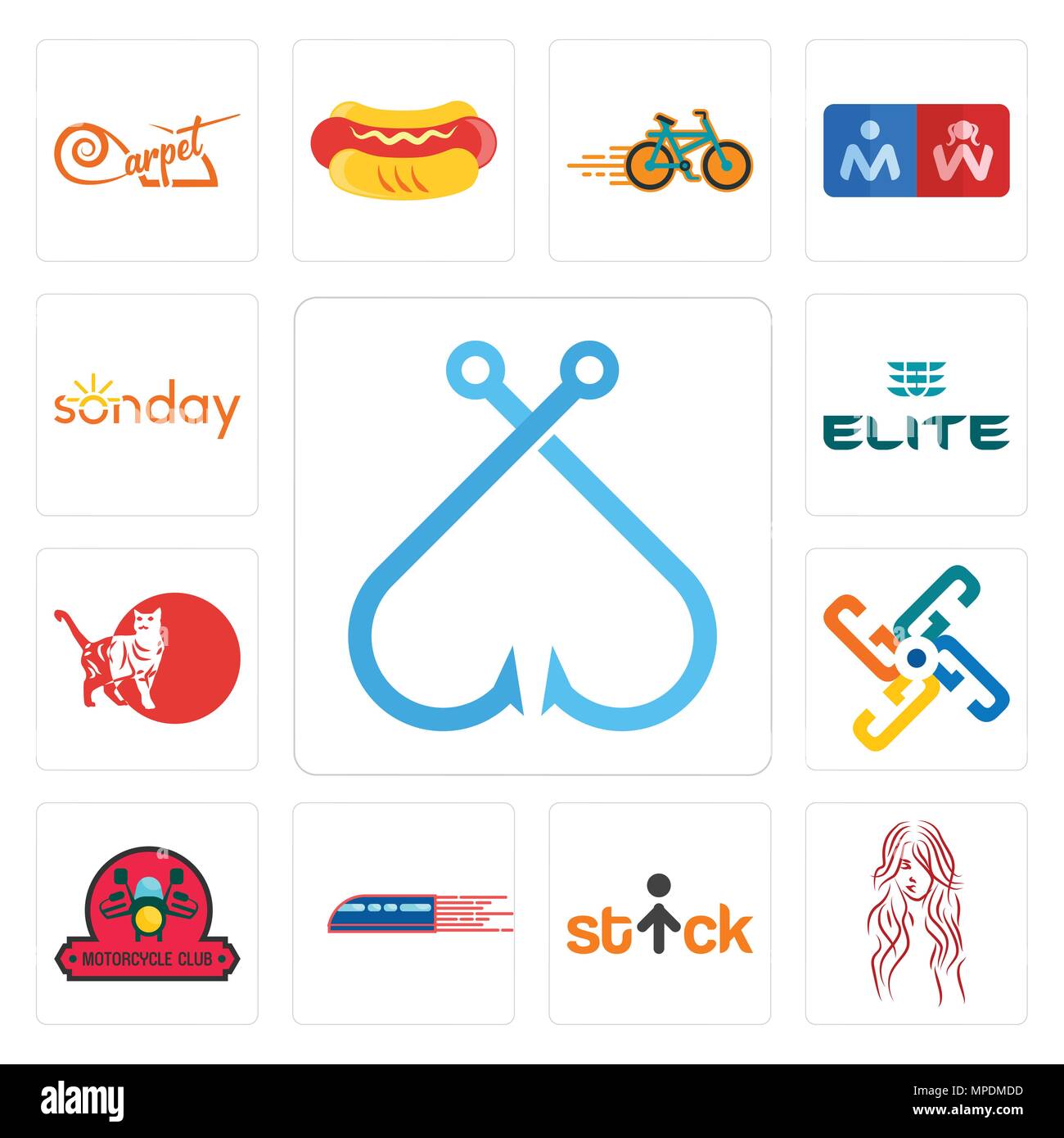 Stick Figure Motorcycle