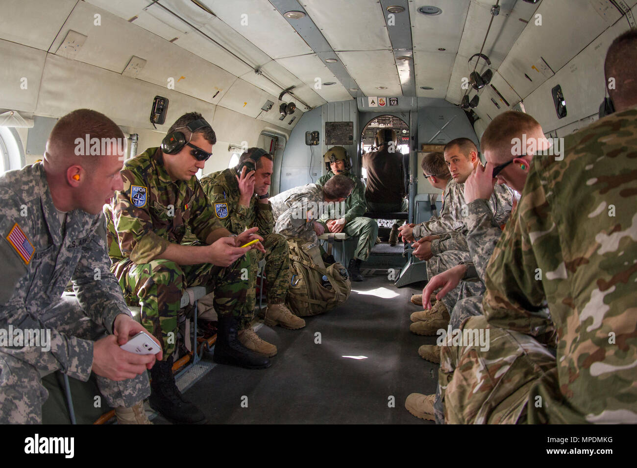 Soldiers assigned to the Multinational Battle Group-East Southern ...