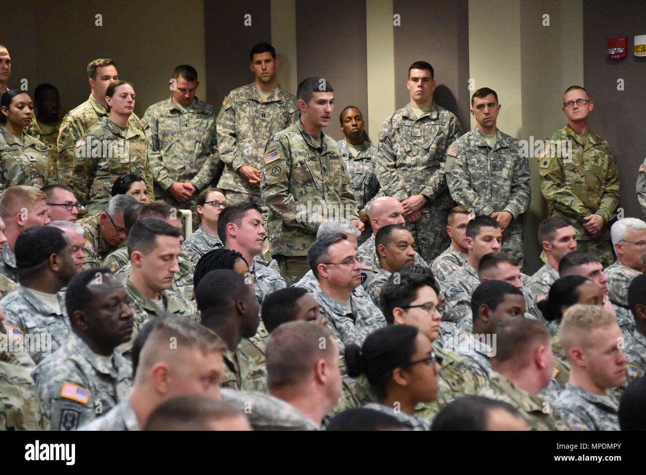 A Soldier from the crowd describes an Army Value and how each fallen ...